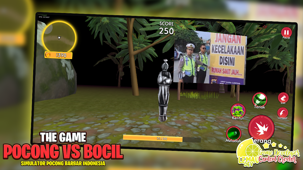 Download & Play Simulator Pocong vs Bocil 3D for Free on PC & Mac ...