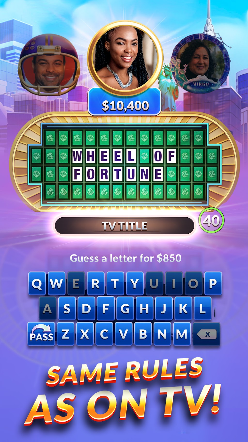PC와 Mac에서 Wheel of Fortune: TV Game를 다운로드하고 즐기세요. MuMuPlayer(시뮬레이터)를 사용하세요.