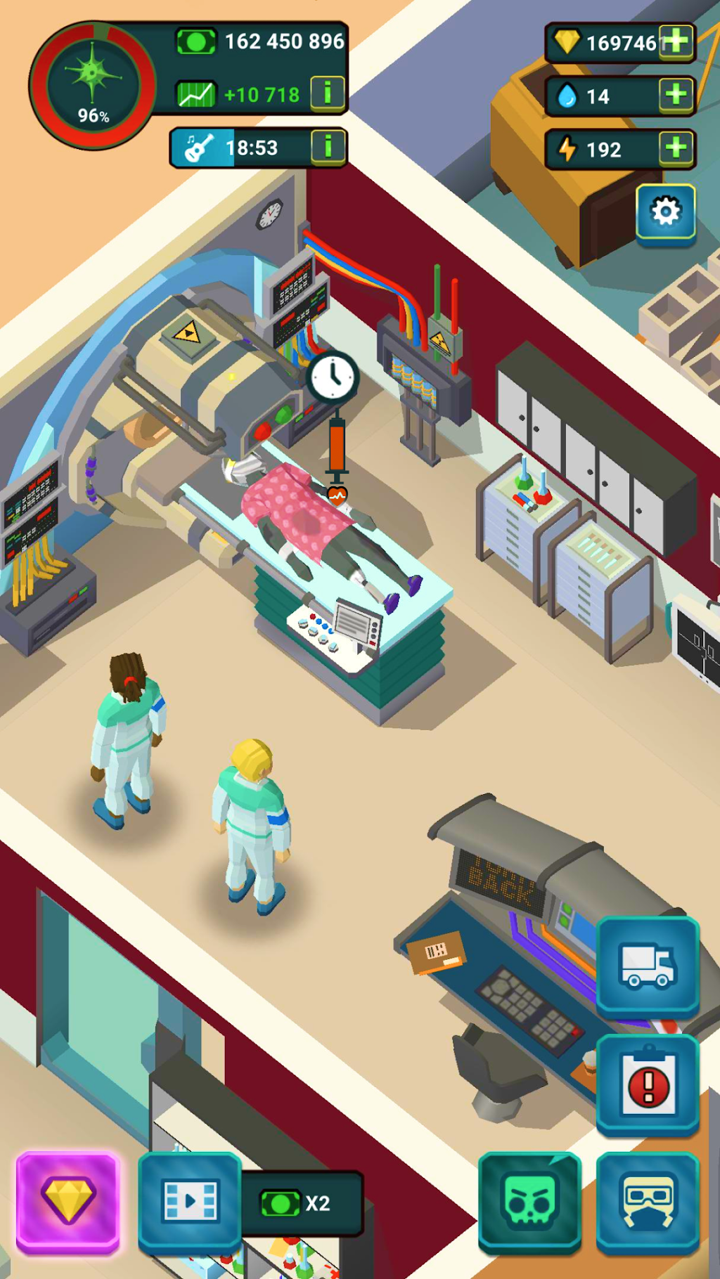PC와 Mac에서 Zombie Hospital - Idle Tycoon를 다운로드하고 즐기세요. MuMuPlayer(시뮬레이터 ...
